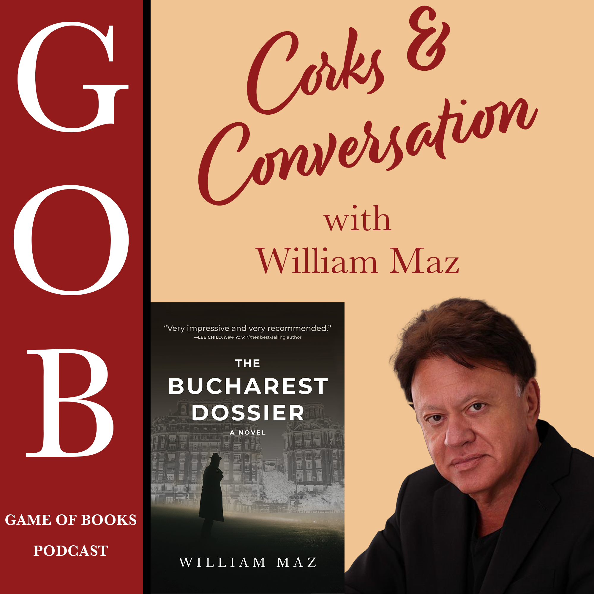 Corks & Conversation with William Maz — Game of Books